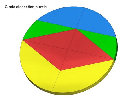Circle Dissection Puzzle Plan Dissection How To Plan Puzzle