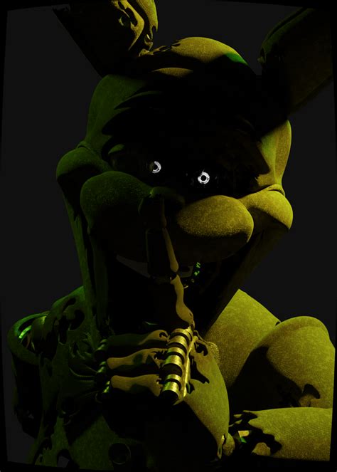 Springbonnie And Stylized Springtrap Models Ive Been Doin R