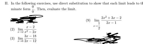 solved ii ﻿in the following exercises use direct