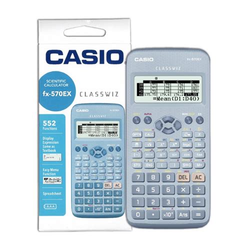 Casio Calculator Blue