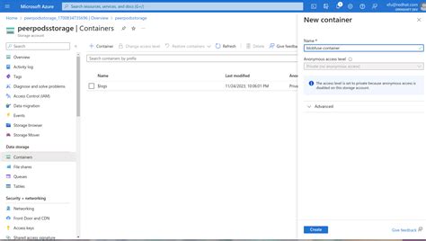 Accessing Azure Blob Storage With Red Hat Openshift Sandboxed