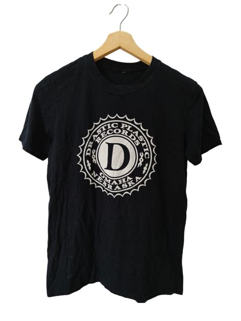 Vintage Drastic Plastic Records Punk Vinyl Label Sex Pistol Mens Fashion Tops And Sets Tshirts