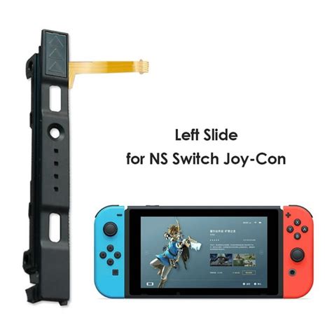 Plastic Replacement Right Left L R Slide Rail Slider With Flex Cable