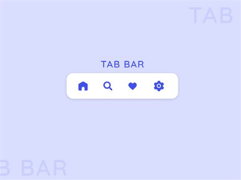 Tab Bar Design By Dianna On Dribbble