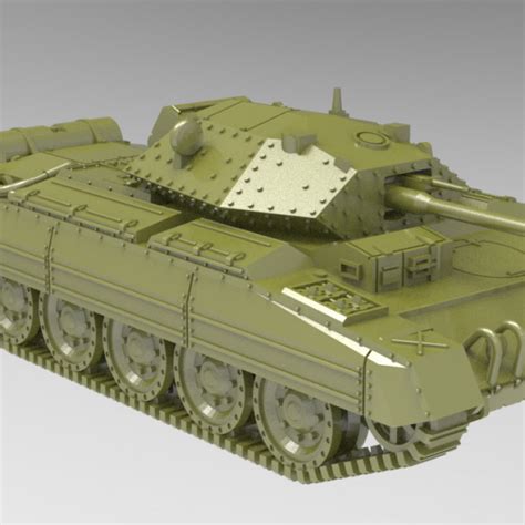 3d Printable Crusader A15 Mk Iii Uk Ww2 By Wargame3d