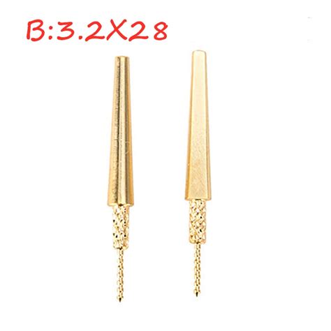 1bag Dental Lab Brass Dowel Stick Pins With Spike Grandado