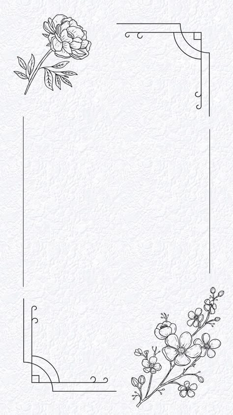 A3 Size Paper Border Design