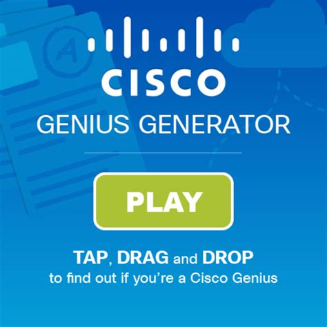 Cisco Genius Generator