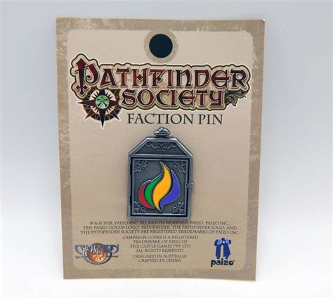 Pathfinder Society Faction Pin Concordance