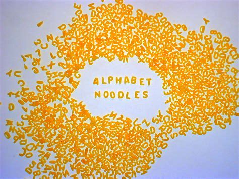 2232013 Alphabet Noodles Alphabet Noodle Soup Make Up So Flickr