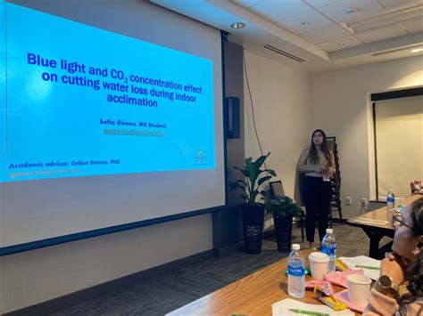 Sofía Gómez Presents At National Floriculture Forum Purdue University Hla Happenings