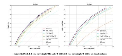 Compression RD Rate Distortion Curve 파이썬 코드 구현