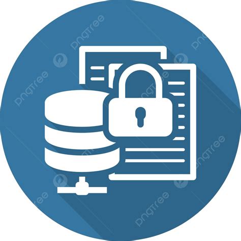 Secure File Storage Icon Flat Design Isolated Lock Tower Vector