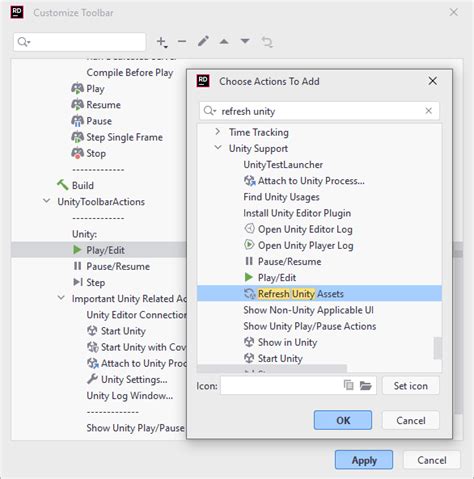 Refresh Unity Assets Jetbrains Rider Documentation
