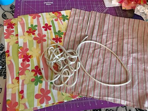 Drawstring Bag Sewing Pattern