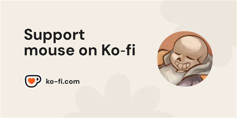 Support Undertale Mouse On Ko Fi ️ Ko Undertalemouse Ko Fi ️