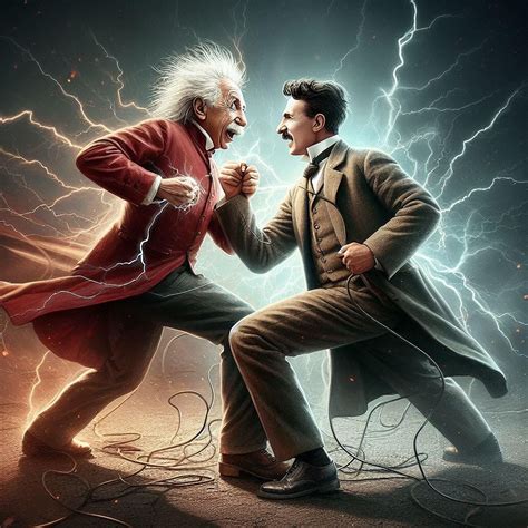 Albert Einstein Vs Nicola Tesla Rhardaiimages