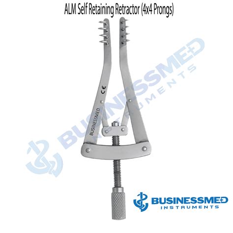 Alm Self Retaining Retractor 4x4 Prongs Businessmed Instruments