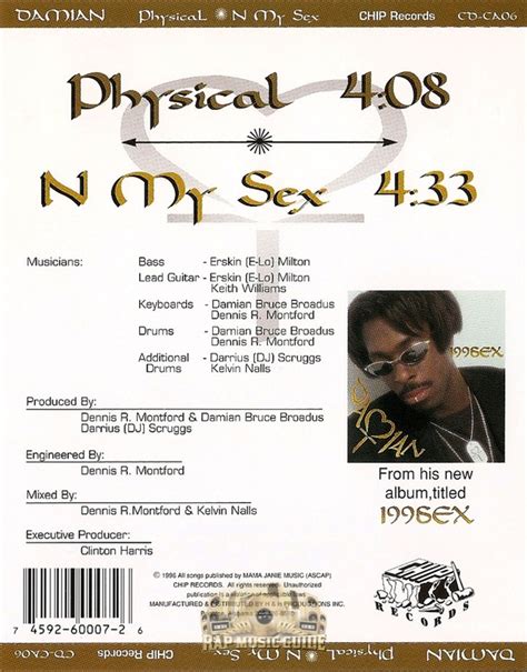 Damian Physical N My Sex Single Cd Rap Music Guide
