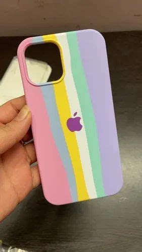 Pink Rainbow Silicone Case At Rs 140 Mobile Back Cover In Delhi ID 23850617455