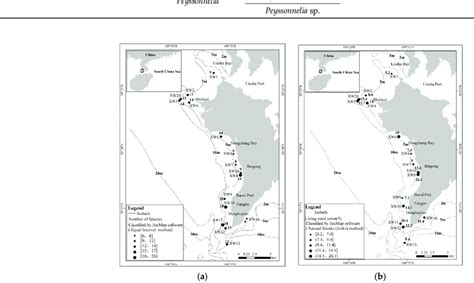 The Distribution Of Scleractinian Coral Species Number A And Coverage