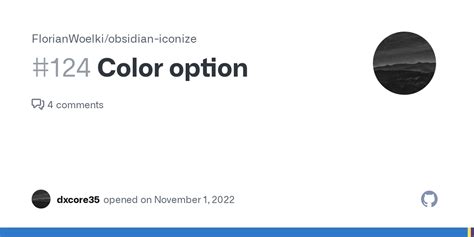 Color Option · Issue 124 · Florianwoelkiobsidian Iconize · Github