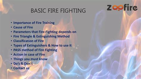 Basic Fire Fighting Training Pptx