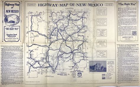 Highway Map Of New Mexico Highway Map Of Arizona New Mexico Arizona