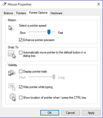 How To Improve Your Mouse Pointing Accuracy In Windows 10