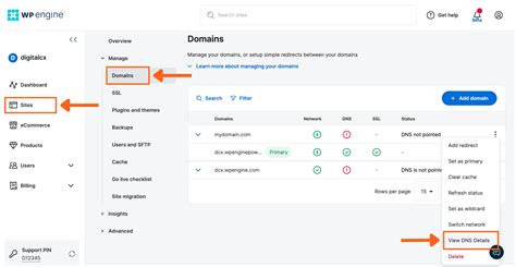Point DNS For Your Domain Name To WP Engine Support Center