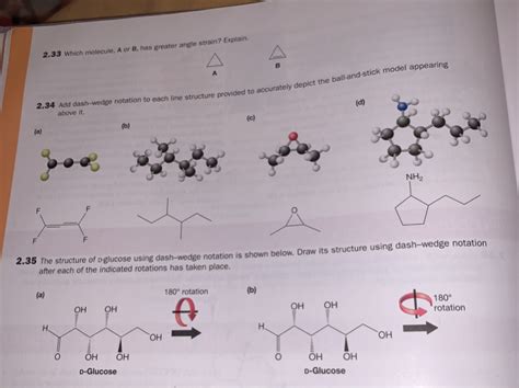 Solved Add Dash Wedge Notation To Each Line Structure Chegg Com