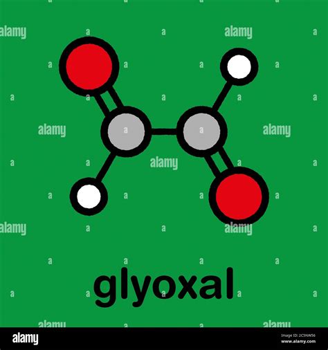 Glyoxal Dialdehyde Molecule Present In Fermented Food And Beverages Many Applications In