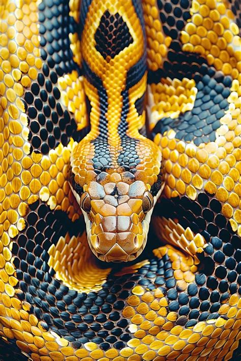 Yellow Python Skin Stock Illustrations 1402 Yellow Python Skin Stock