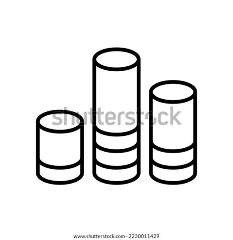 Statistical Charts Line Icon Diagram Statistics Stock Vector Royalty Free 2230011429