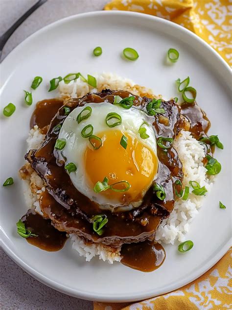 Ultimate Hawaiian Loco Moco Delicious Burger Steak With Gravy