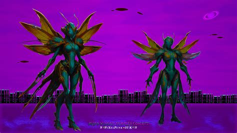 Ai Babe 149 Alien Winged Females Ai Concept By Pixelpunk 1uk On Deviantart