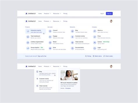 Header Navigations — Untitled Ui By Jordan Hughes® On Dribbble