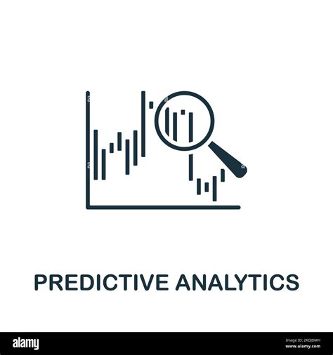 Predictive Analytics Icon Monochrome Simple Business Intelligence Icon For Templates Web