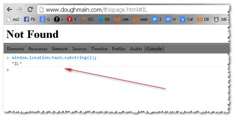 Javascript Chrome Not Returning Hash Value Stack Overflow