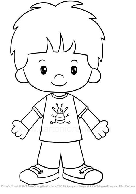 Pin By Babbi Carvalho On Desenhos Para Colorir Boy Coloring Easy
