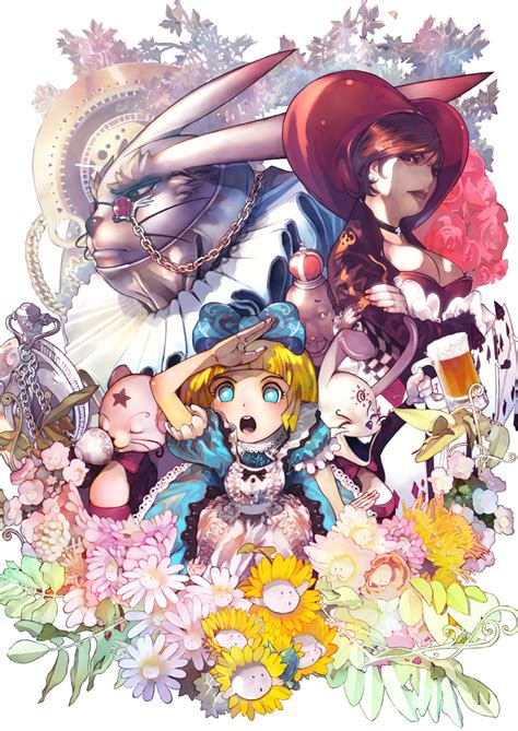 Alice And White Rabbit Alice In Wonderland Drawn By Hokoodo Danbooru