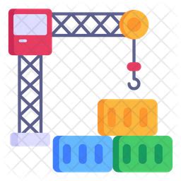 Container Loading Icon Download In Flat Style