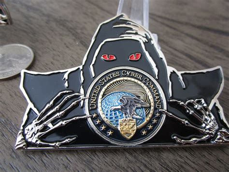 United States Cyber Command Uscybercom Grim Reaper Challenge Coin Etsy