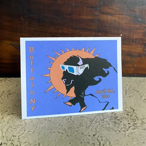 Card Total Eclipse Smiling Buffalo