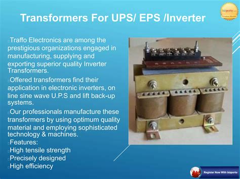 Traffo Electronics Pptx