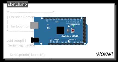 For Loop Hw Wokwi Esp32 Stm32 Arduino Simulator