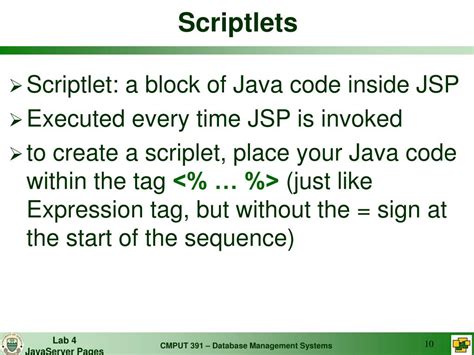Ppt Javaserver Pages Jsp Lab 4 Powerpoint Presentation Free