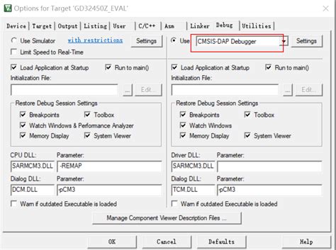 gd32f4 3 use gd link to download and debug in keil software