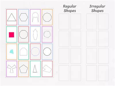 Shapes Regular And Irregular Teaching Resources
