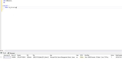 The Sql Error Engine Framework Pt 2 Sql Solutions Group